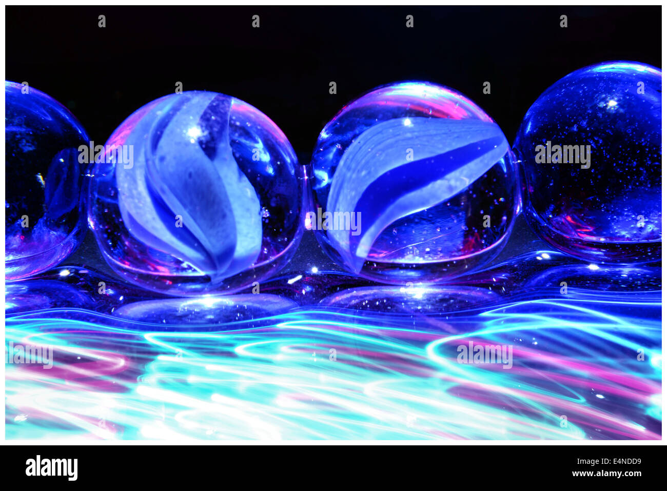 colored marbles with different lighting effects Stock Photo - Alamy