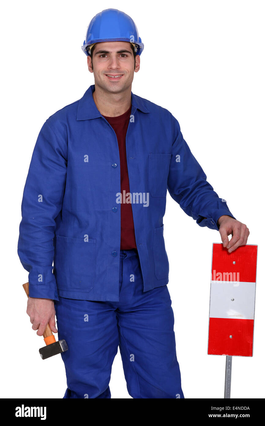 Construction hand signal hi-res stock photography and images - Alamy