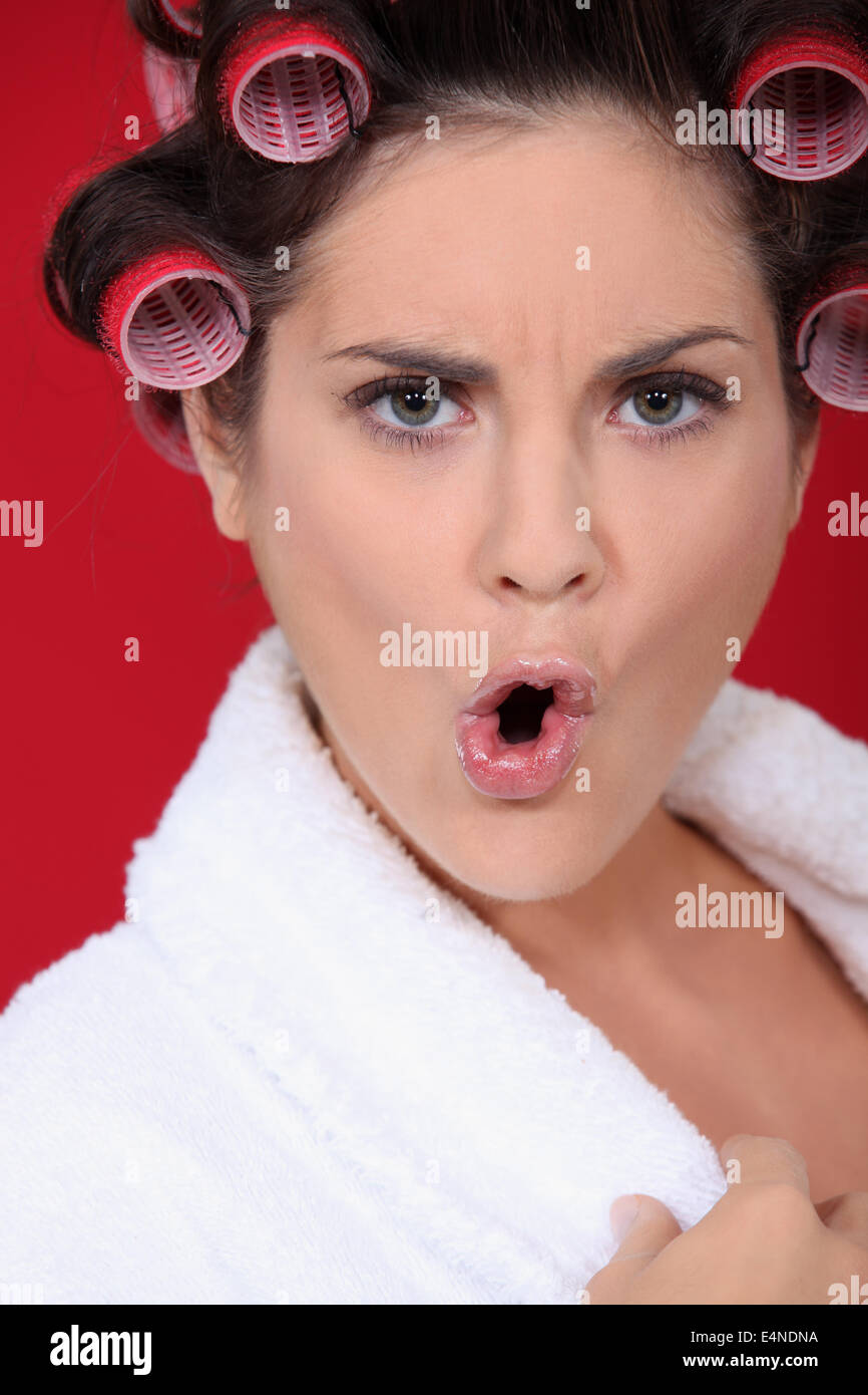 Woman fuming hi-res stock photography and images - Alamy