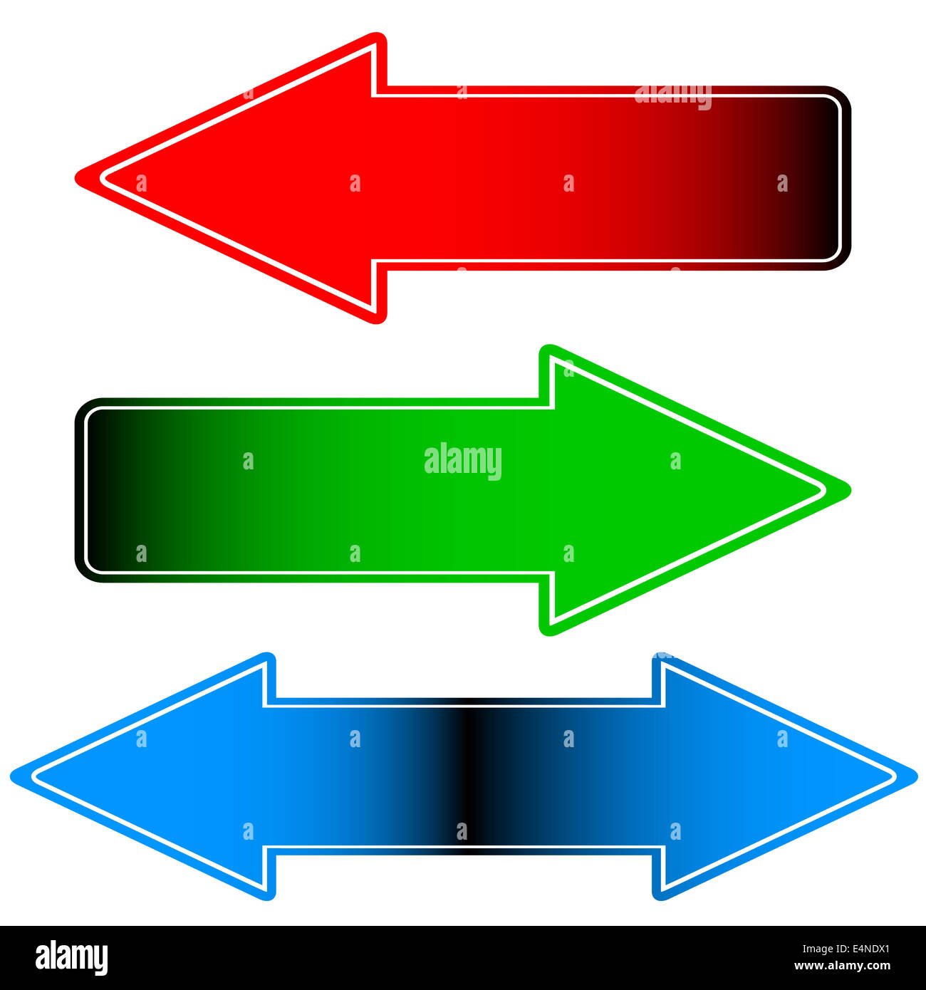 Three arrows hi-res stock photography and images - Alamy