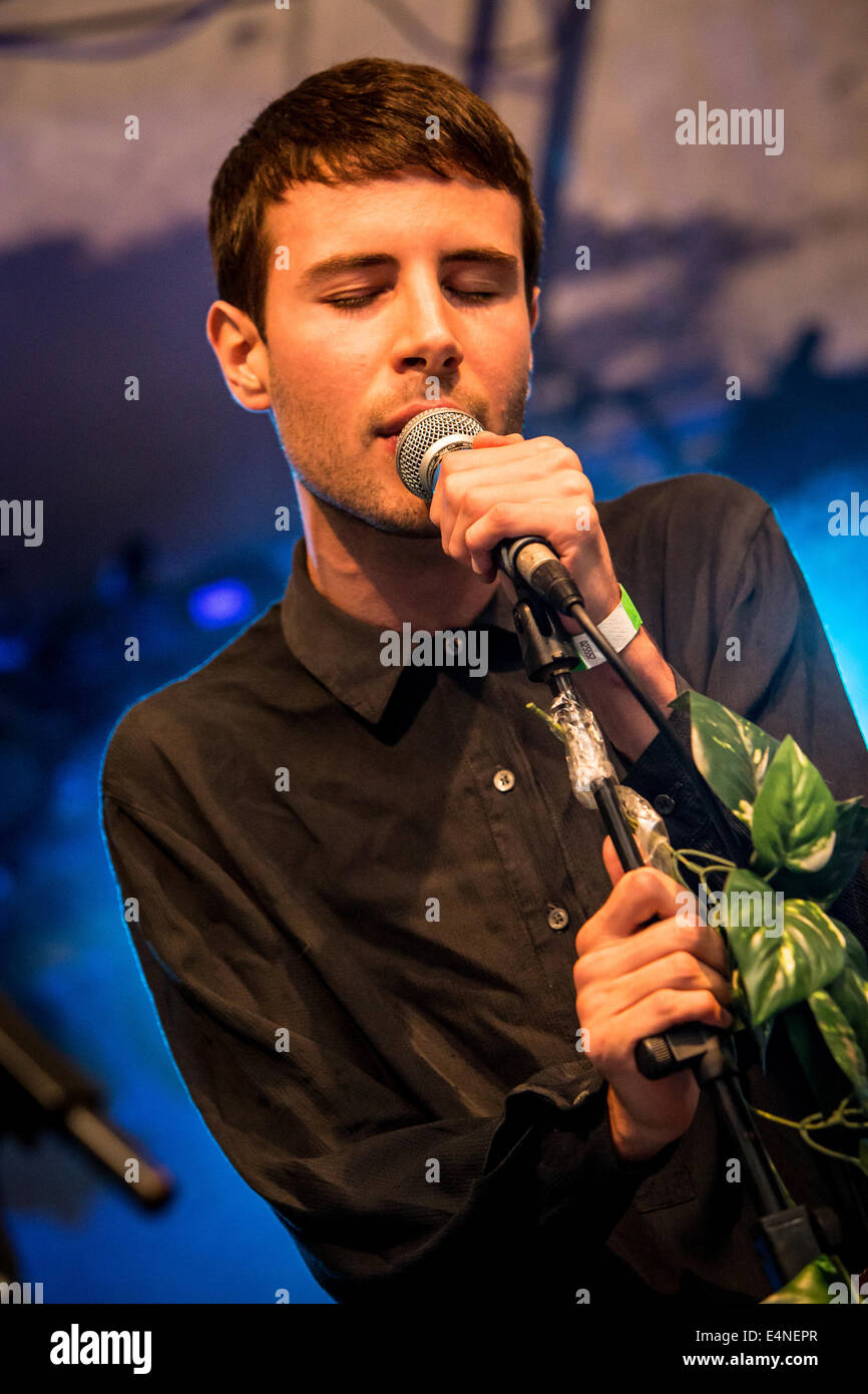 Segrate Milan Italy. 14th July 2014. The Italian electronic pop band M ...