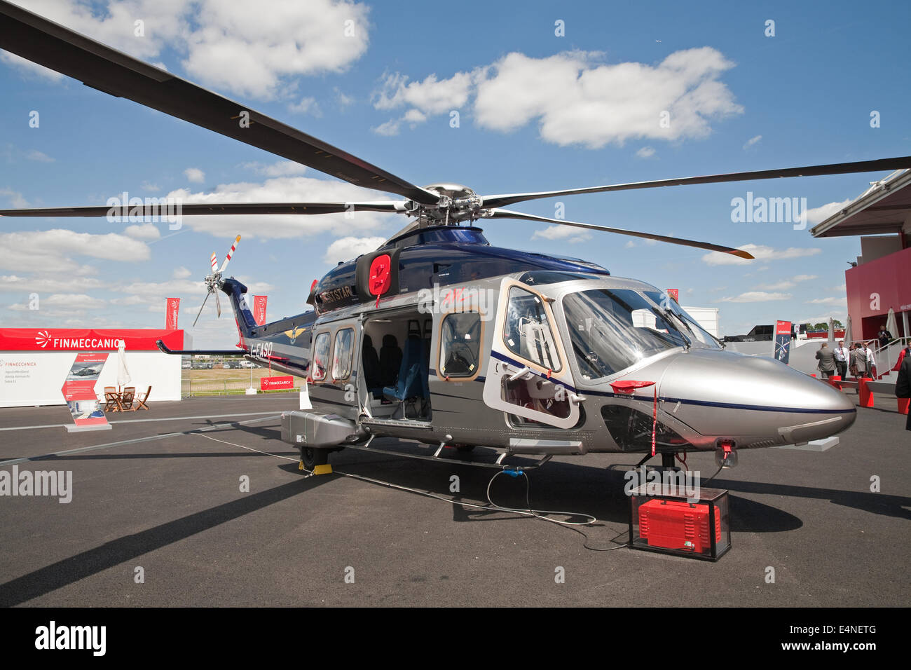 Agustawestland aw189 helicopter display hi-res stock photography and ...