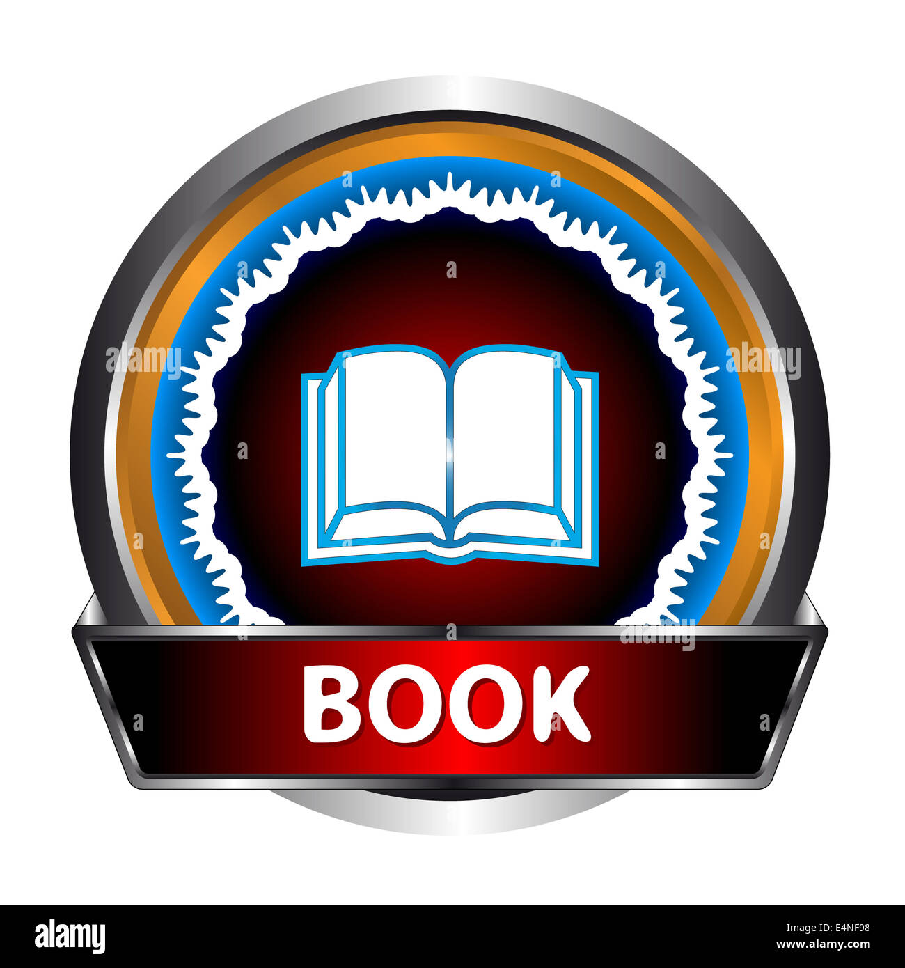 Student reading book icon Cut Out Stock Images & Pictures - Alamy