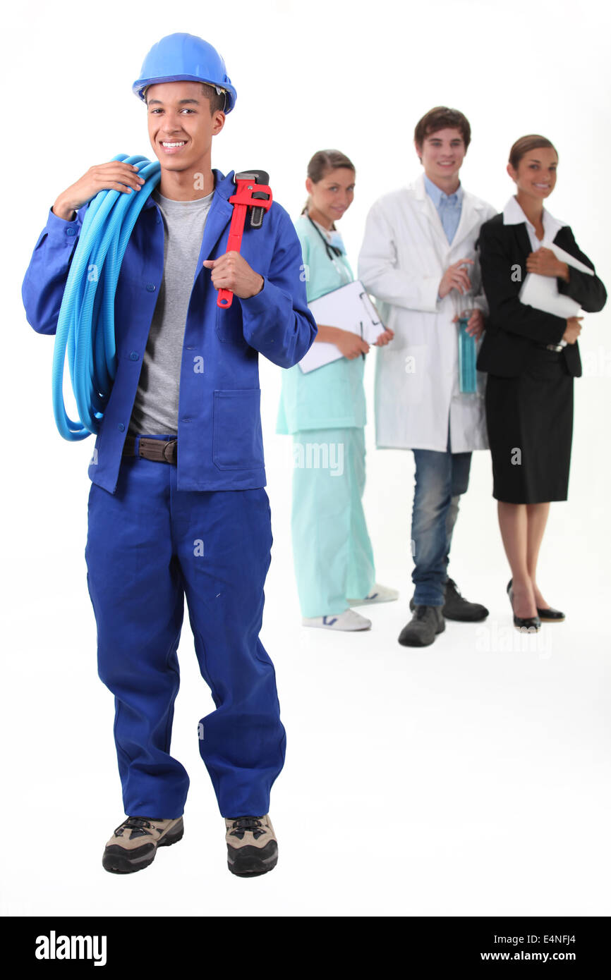 Corporate workers Cut Out Stock Images & Pictures - Alamy