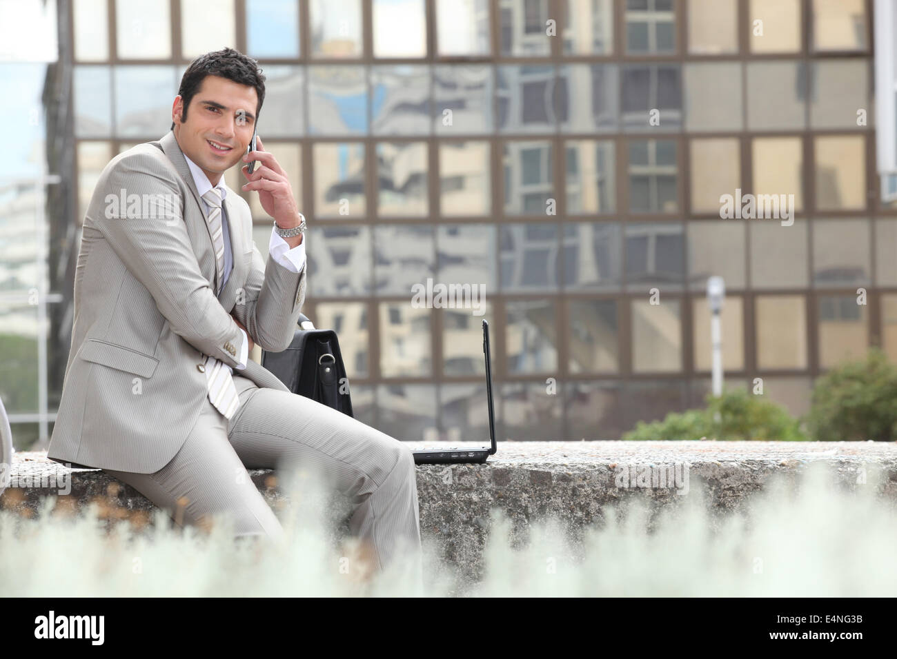 People escaping building hi-res stock photography and images - Alamy