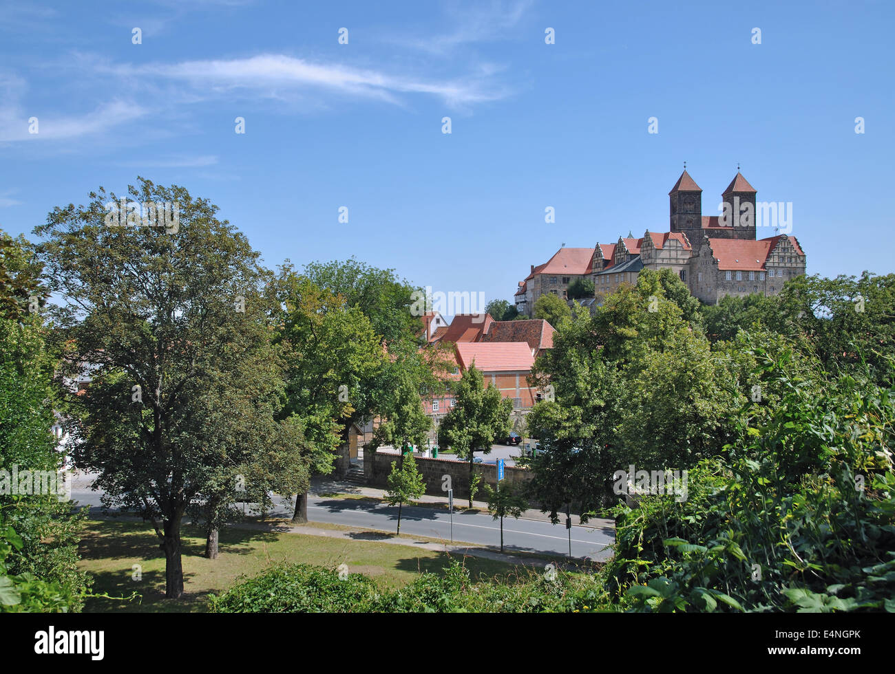 Quedlinburg Castle,Harz Region,Germany Stock Photo - Alamy