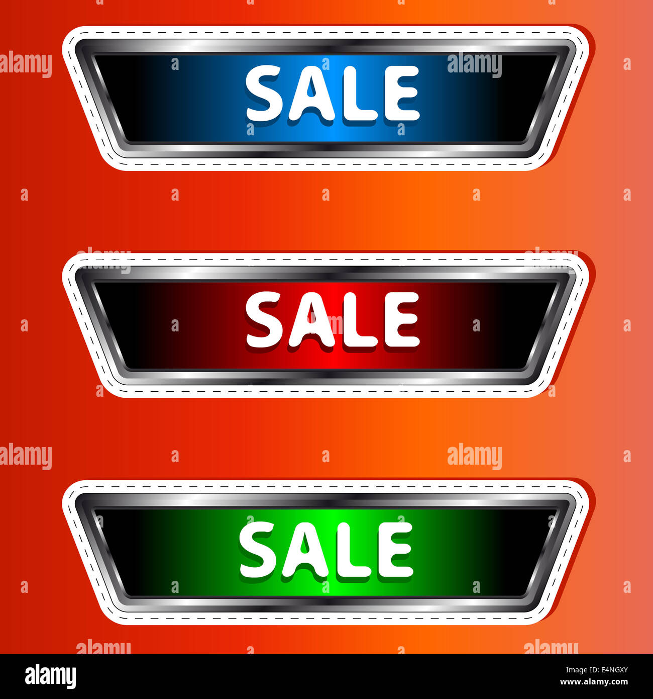 Price tag vector sticker three hi-res stock photography and images - Alamy