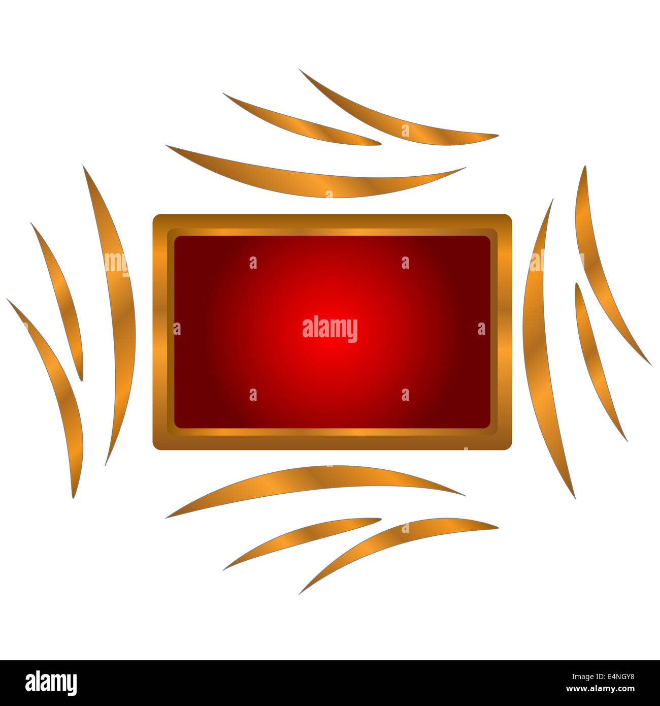 Vector art deco gold Cut Out Stock Images & Pictures - Alamy