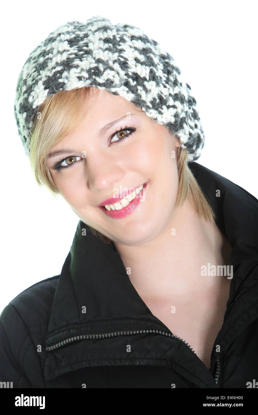 Beautiful vivacious woman Stock Photo - Alamy