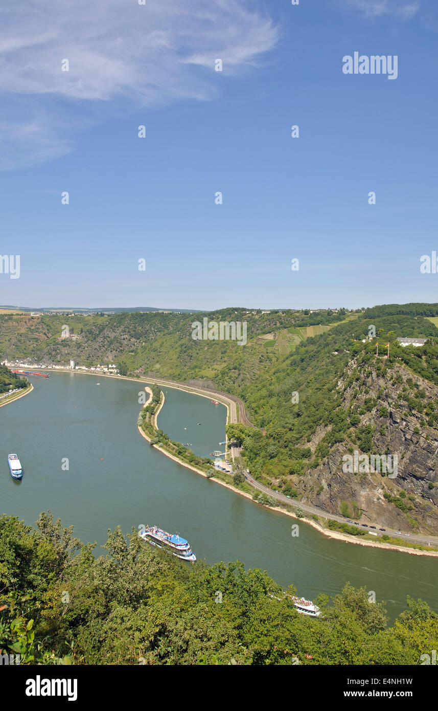Loreley germany rock hi-res stock photography and images - Alamy