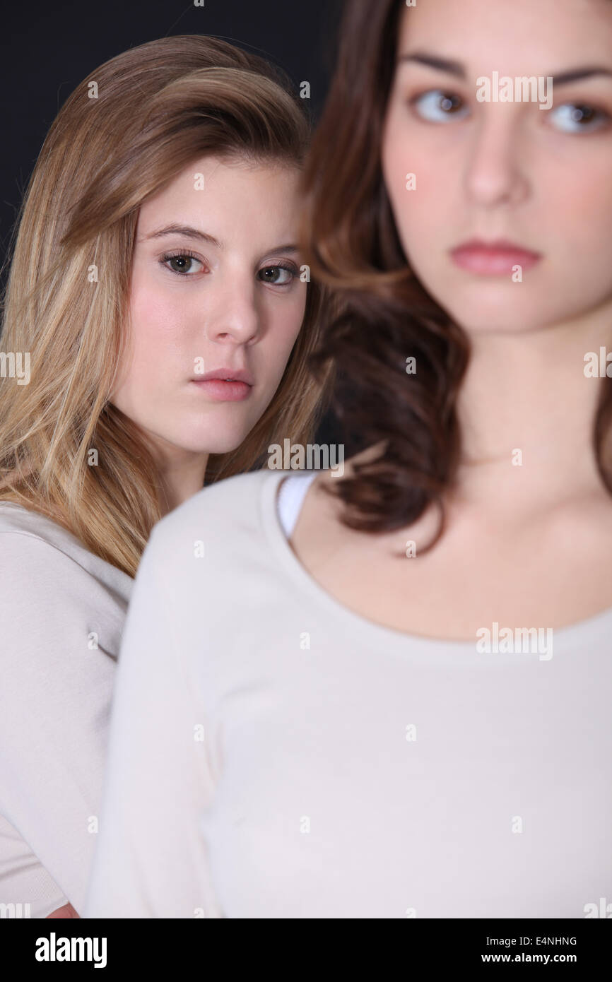 Two friends having argument Stock Photo - Alamy