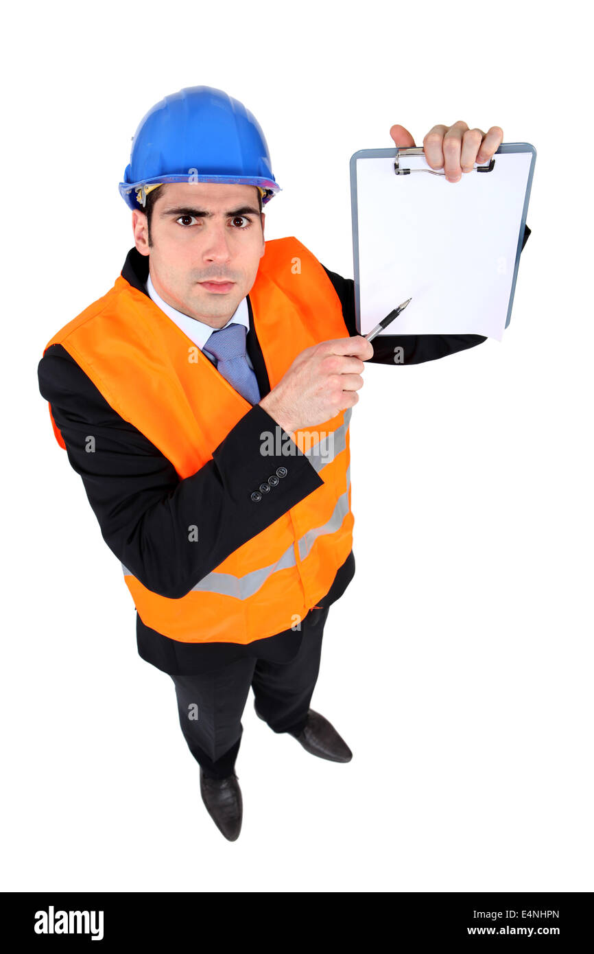 Safety building inspector Cut Out Stock Images & Pictures - Alamy