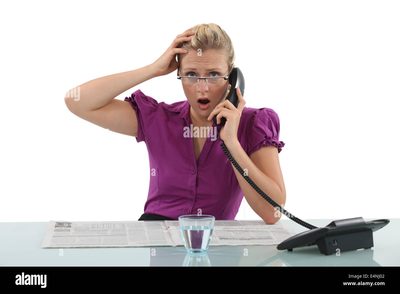 News receiving hi-res stock photography and images - Alamy