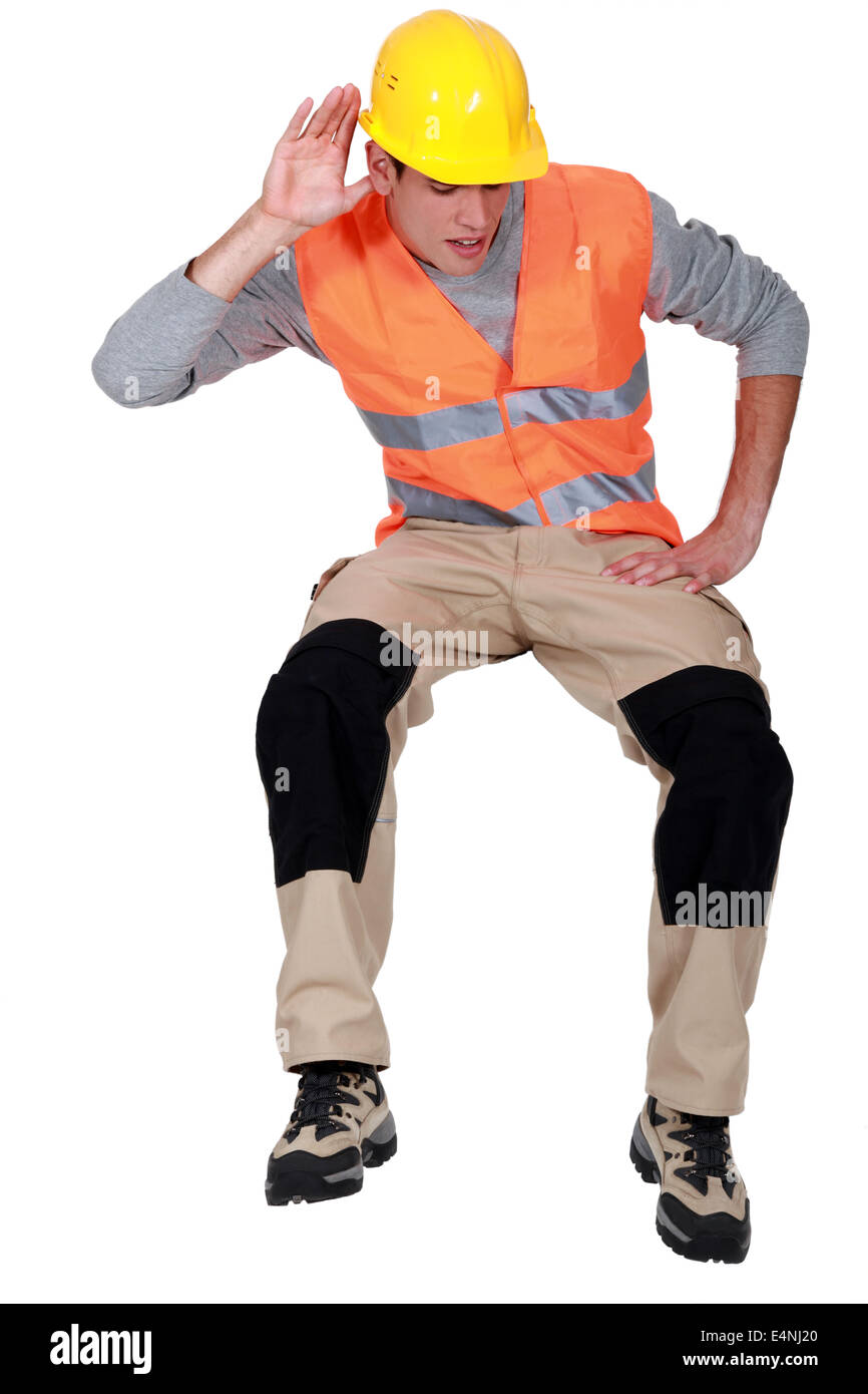 Construction worker Cut Out Stock Images & Pictures - Alamy