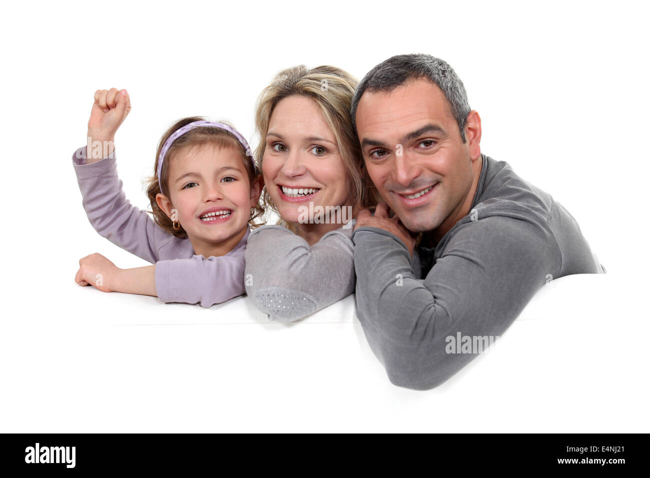 Portrait of a happy family Stock Photo - Alamy