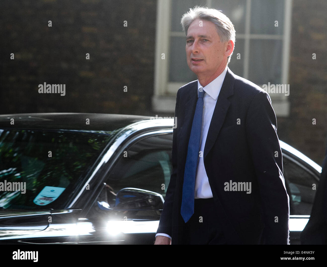 Westminster, London, UK. 15th July 2014. Phillip Hammond arrives at 10 ...
