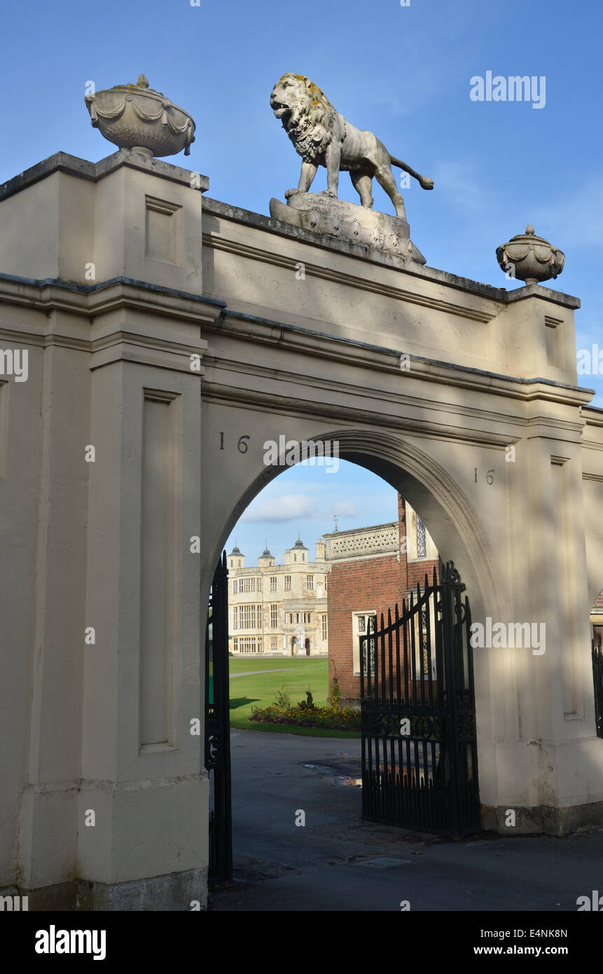 Stately home entrance Stock Photo - Alamy