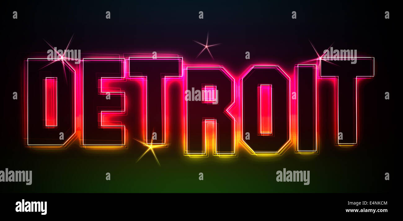 Detroit nightlife hi-res stock photography and images - Alamy