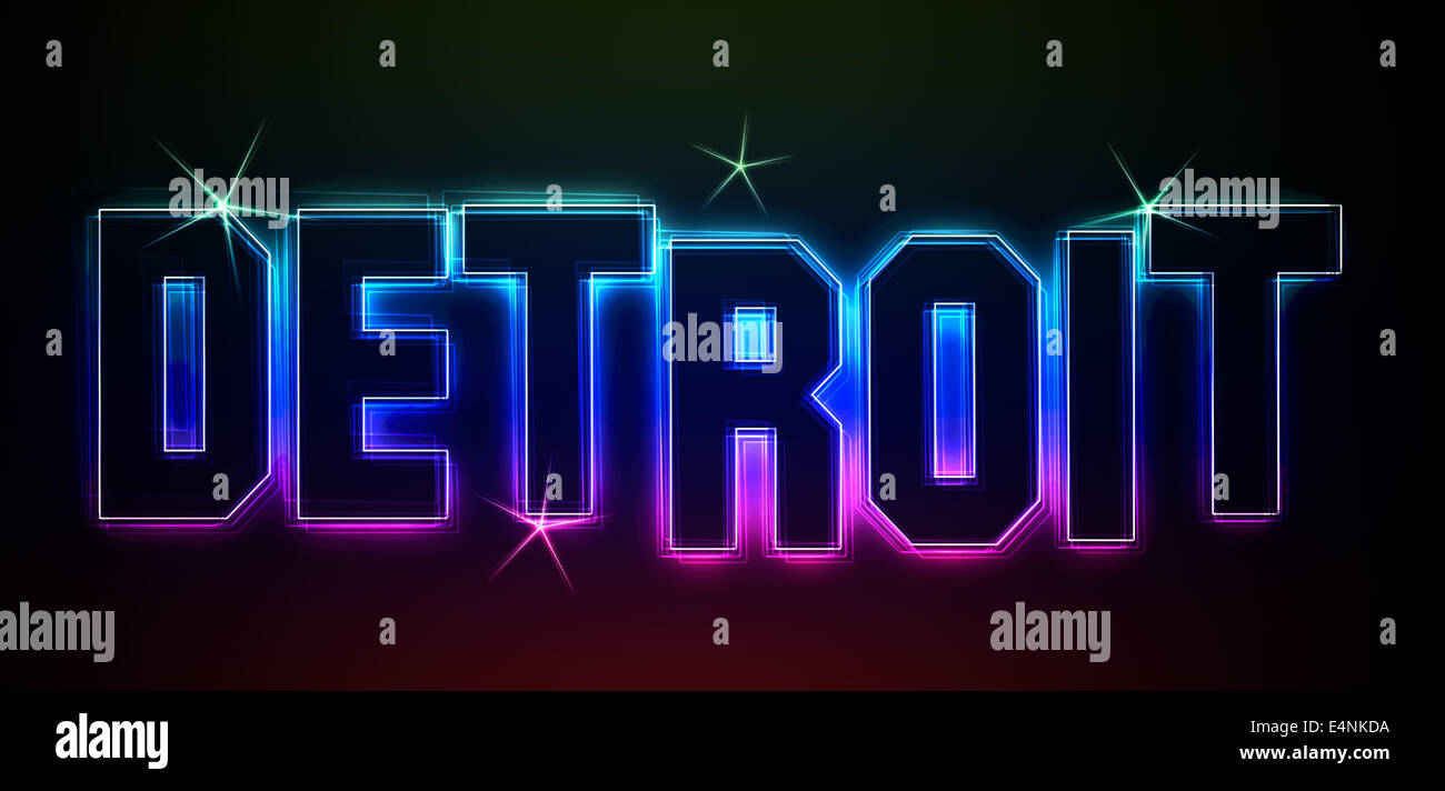 Detroit nightlife hi-res stock photography and images - Alamy