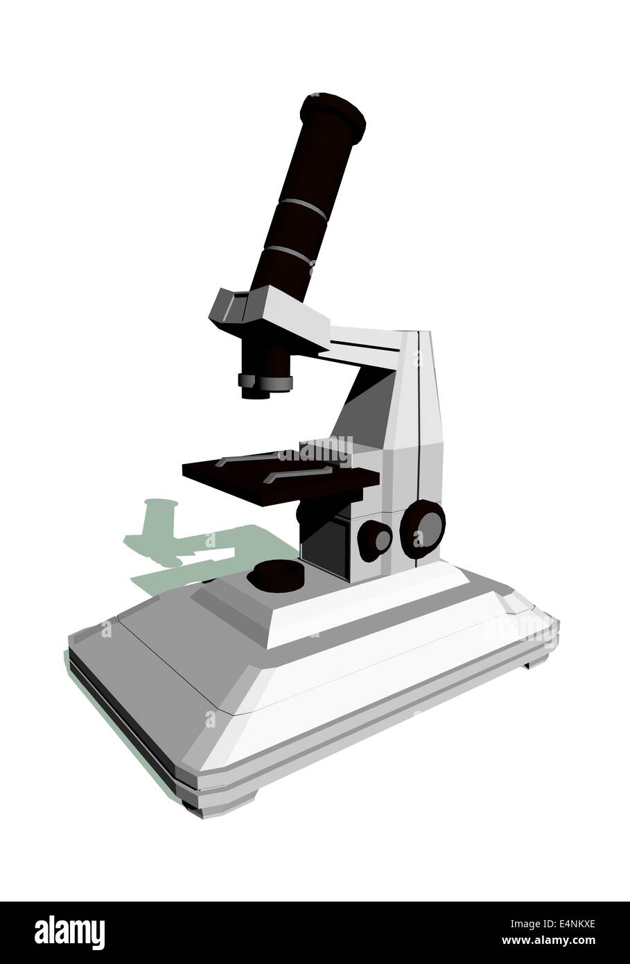 Light microscope isolated hi-res stock photography and images - Alamy