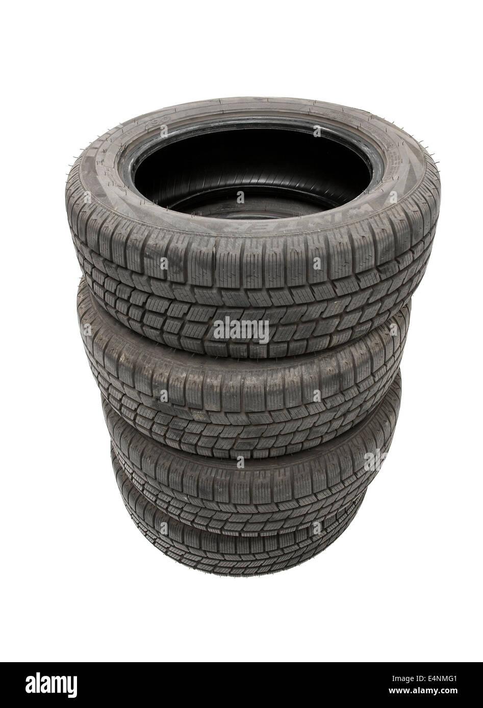 Tyres pile Cut Out Stock Images & Pictures - Alamy