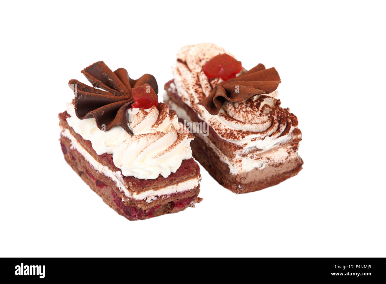 Layer cake slices Cut Out Stock Images & Pictures - Alamy