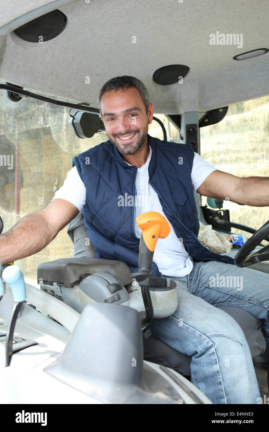 Tractor cab interior hi-res stock photography and images - Alamy