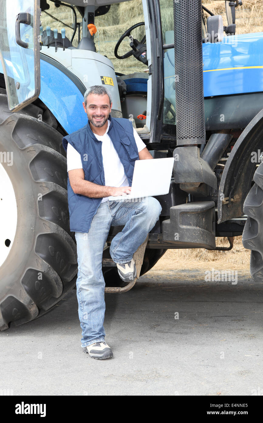 Tractor computer hi-res stock photography and images - Alamy