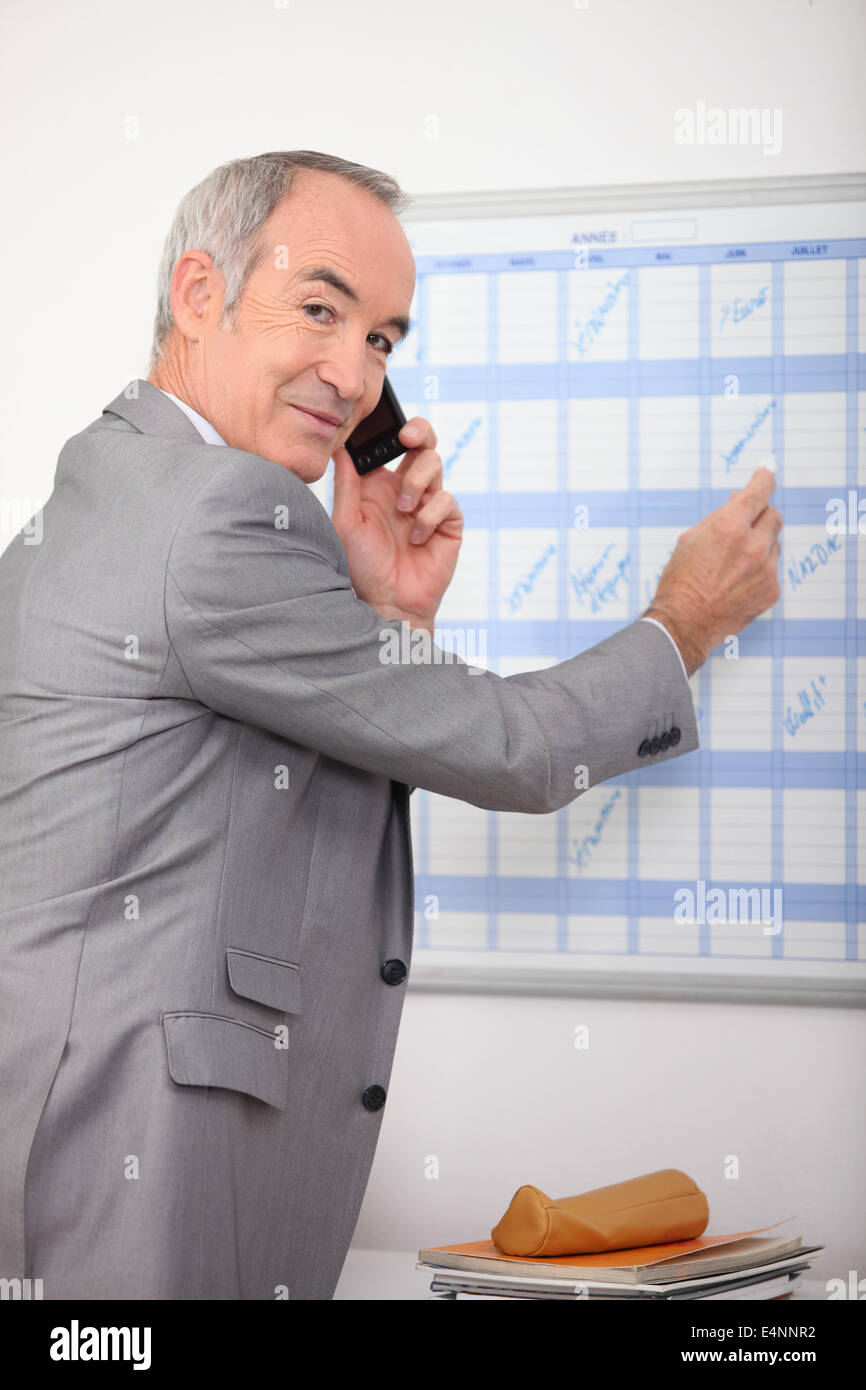 businessman making a call Stock Photo - Alamy