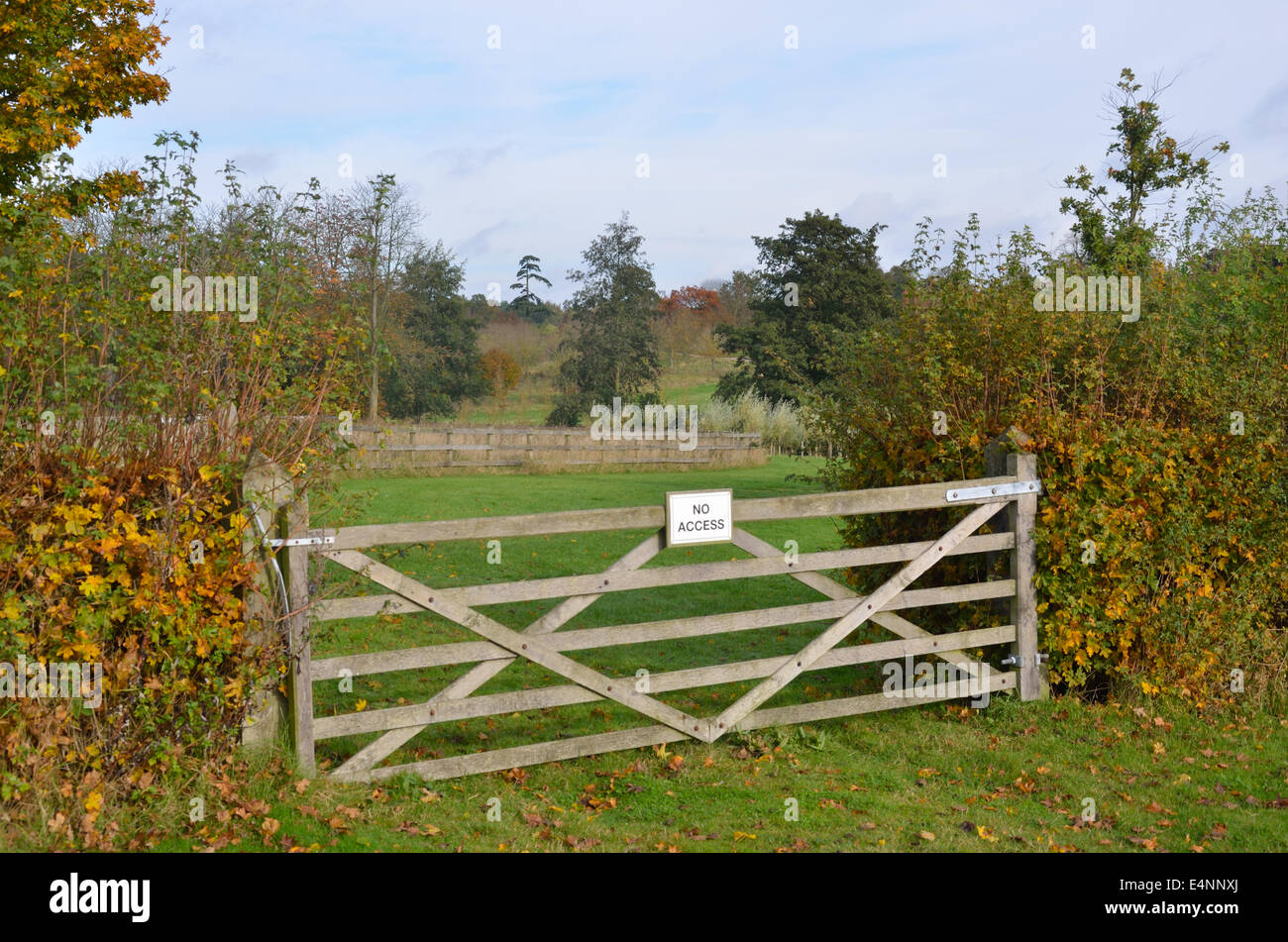 No access gate Stock Photo - Alamy