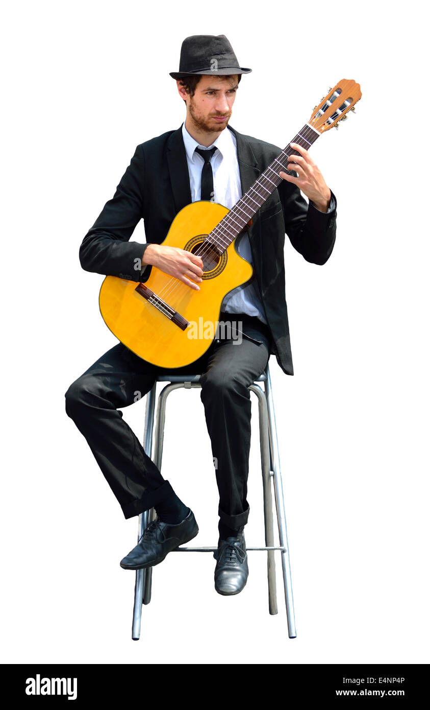 Busking music Cut Out Stock Images & Pictures - Alamy