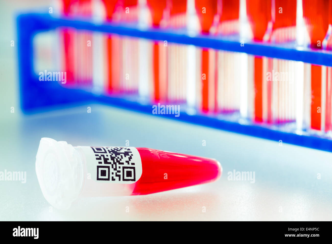 Microtube with cell cultures for gene therapy Stock Photo - Alamy