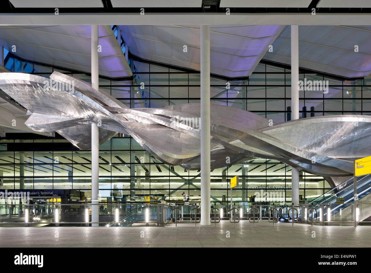 Heathrow Terminal Two - The Queen's Terminal with Richard Wilson's ...