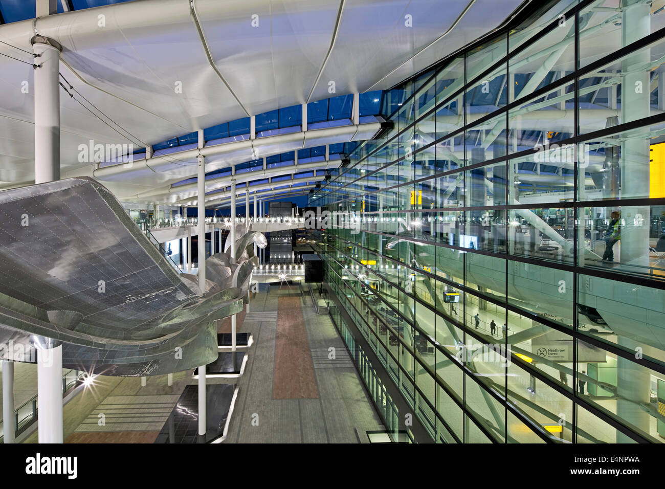 Heathrow Terminal Two - The Queen's Terminal with Richard Wilson's ...