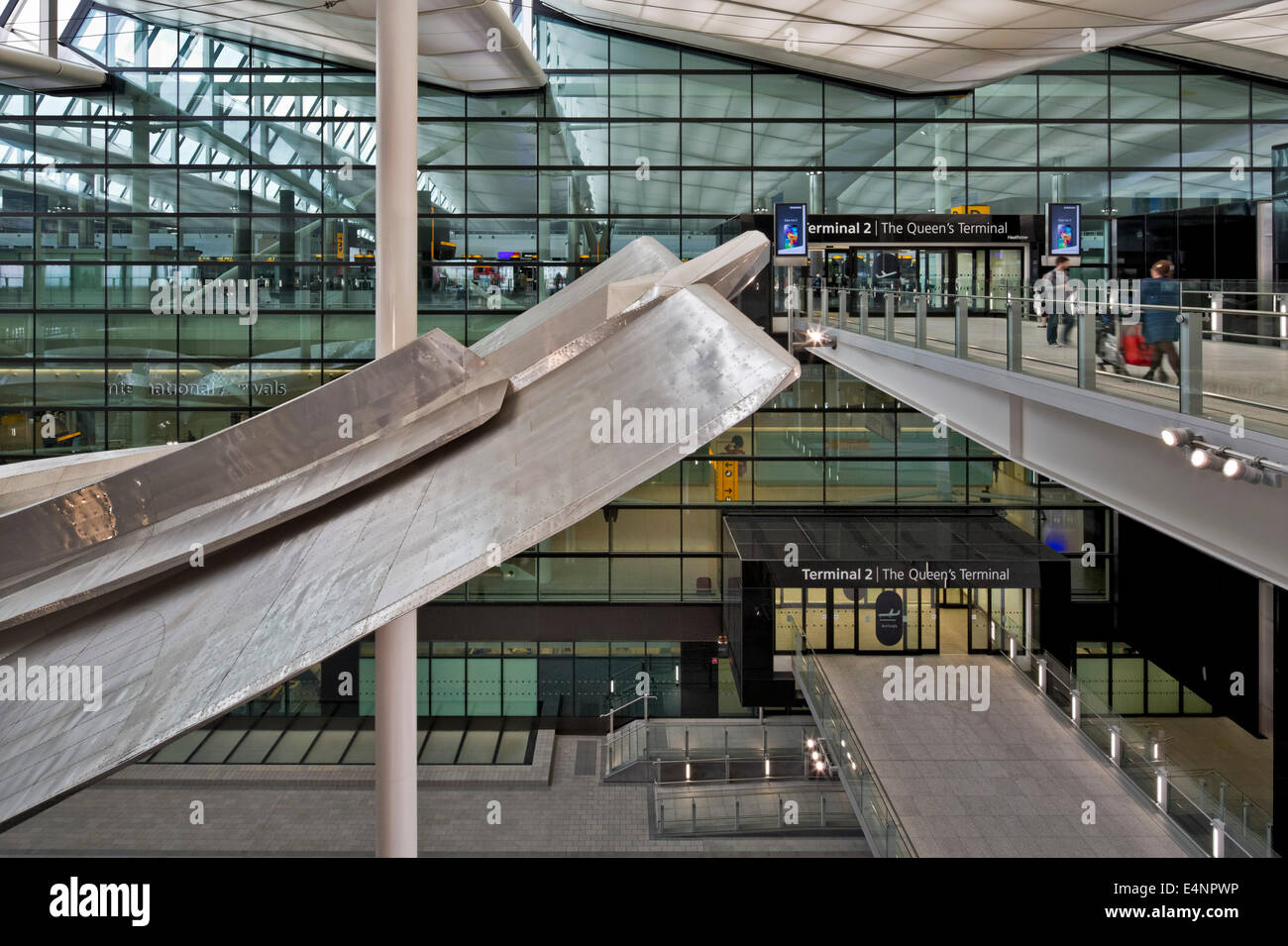 Heathrow Terminal Two - The Queen's Terminal with Richard Wilson's ...