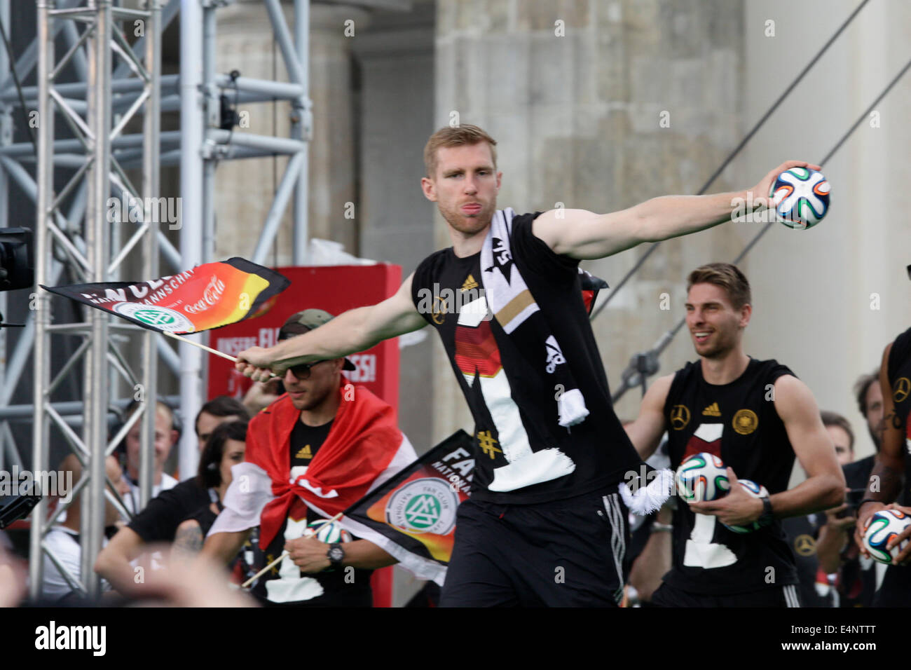 Berlin, Germany. 15th July, 2014. The world cup champions, Germany Team ...