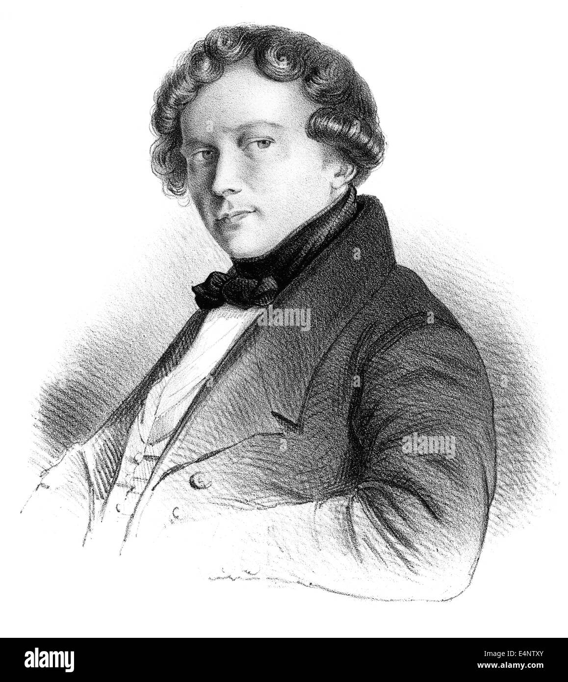 Joseph Isidore Samson, 1793 - 1871, a French actor and playwright Stock ...
