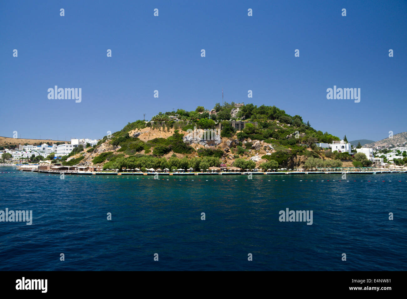 Bodrum from the sea, Turkey Stock Photo - Alamy