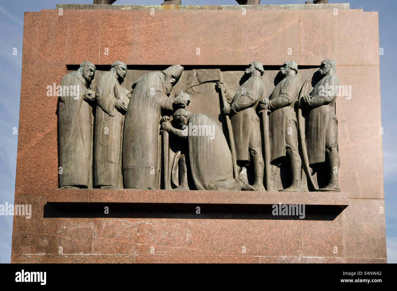 EUROPE, Croatia, Zagreb, Kralija Tomislava Square, Statue of First ...