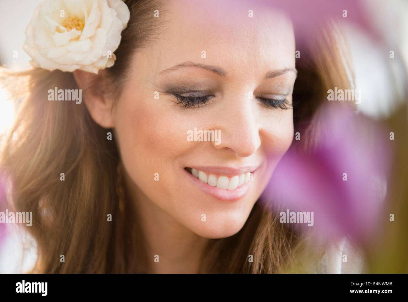 Wearing flower hi-res stock photography and images - Alamy