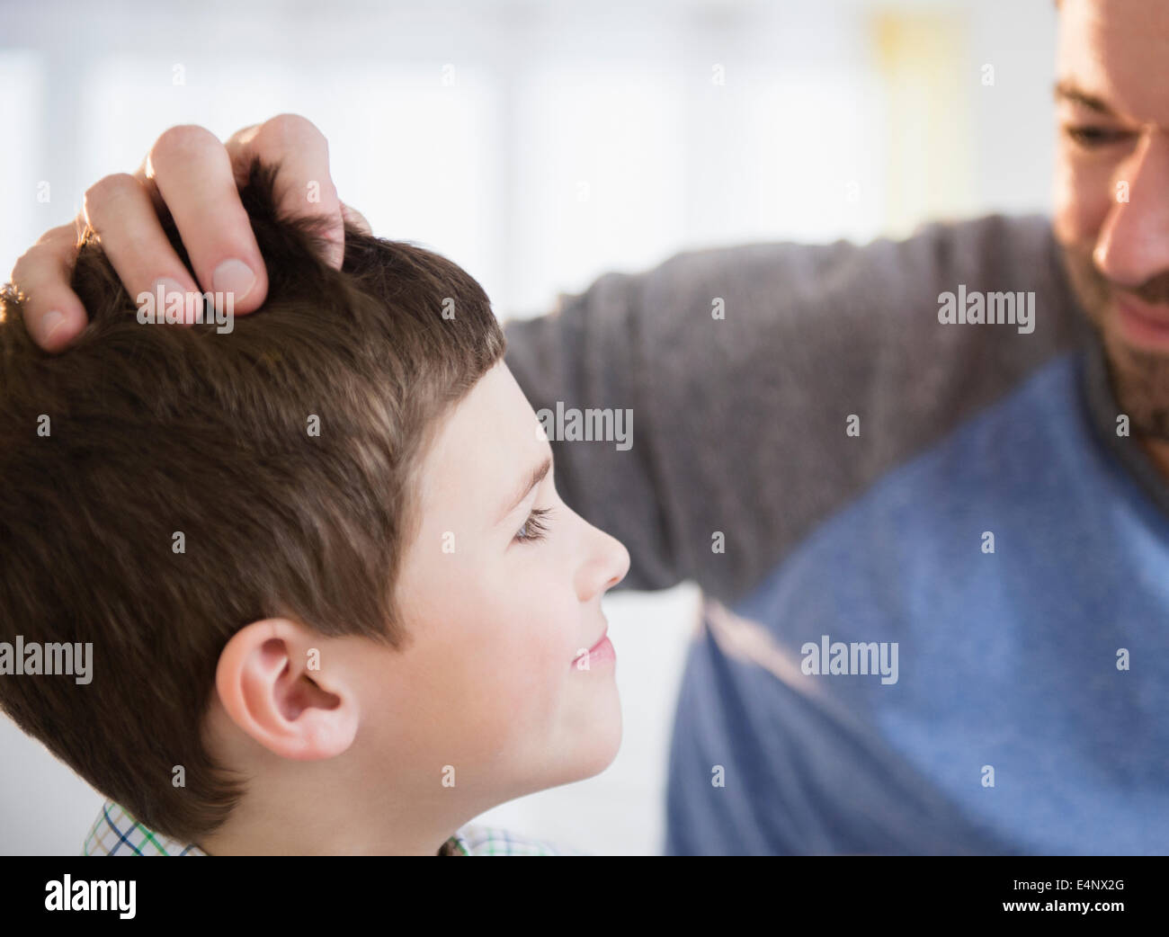 Dad looking after children hi-res stock photography and images - Alamy