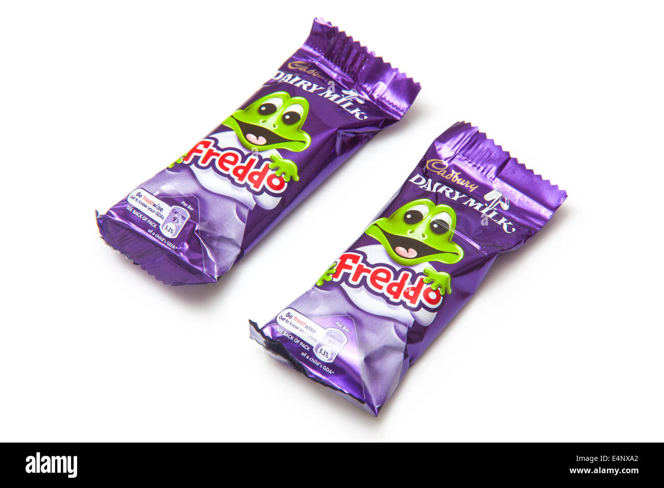 Freddo chocolate bars isolated on a white studio background Stock Photo ...