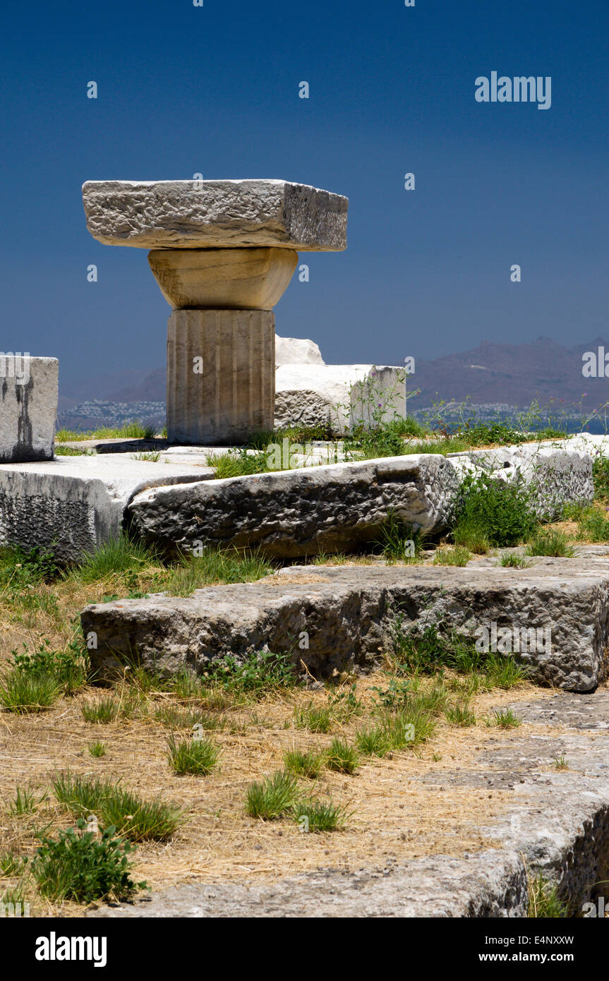 The Doric Temple of Asklepios, The Asklepion, Kos Island, Dodecanese ...