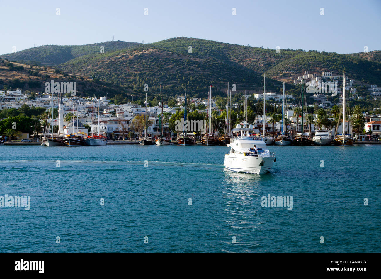 City of Bodrum and Bodrum Harbour,Turkey, Asia Stock Photo - Alamy