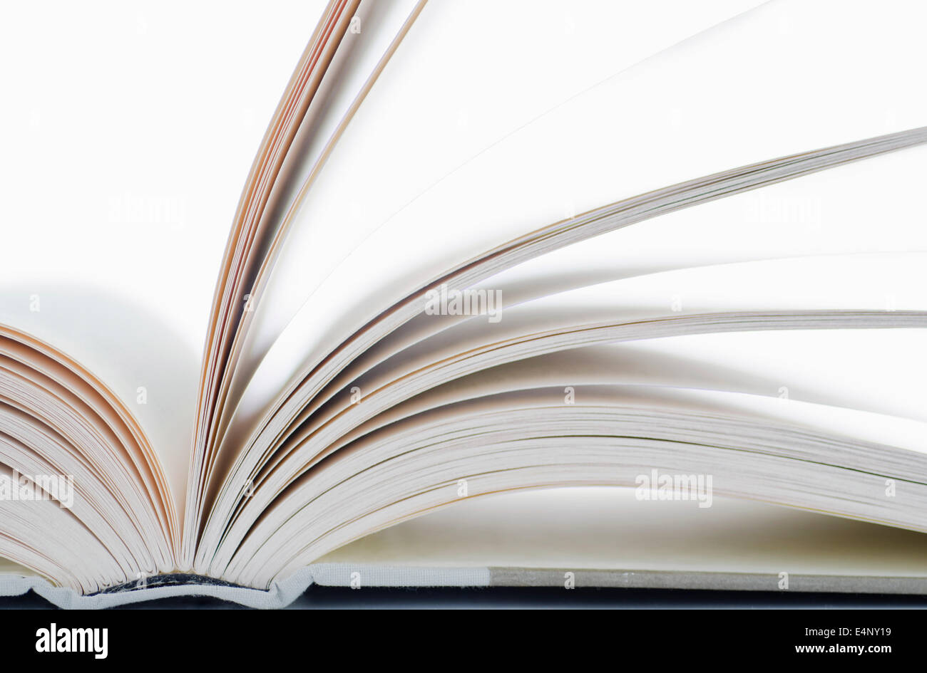 Studio shot of open book Stock Photo - Alamy