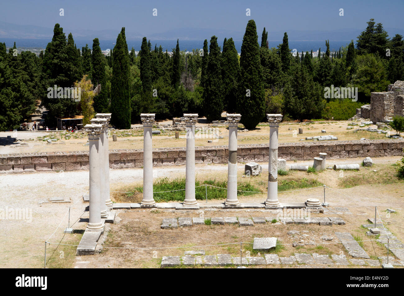 The Corinthian Temple of Apollo, The Asklepion, Kos Island, Dodecanese ...