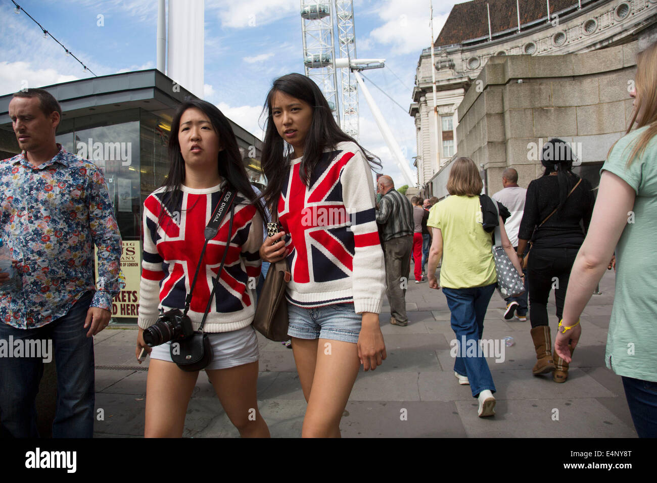 Tourists gathering to attend some of the many tourist attractions on ...