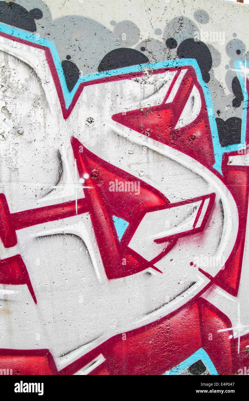 Graffiti wall. Urban art grunge background. hip hop texture Stock Photo ...