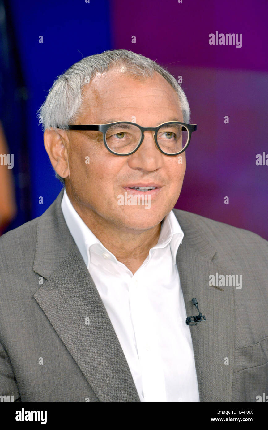Felix Magath, soccer coach and manager, is pictured during the ZDF ...