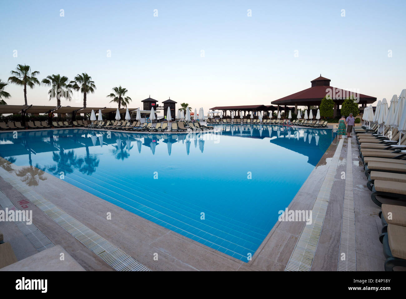 Swimming pool outdoor, Turkey Stock Photo - Alamy